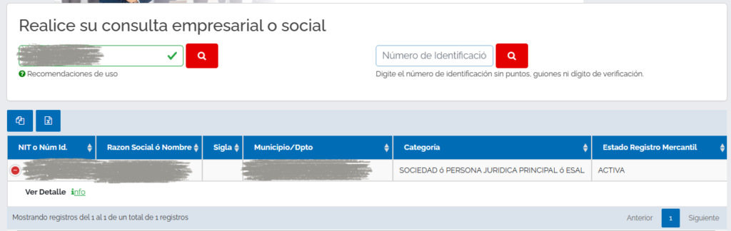 Como buscar el nombre de una empresa en la Cámara de Comercio ...